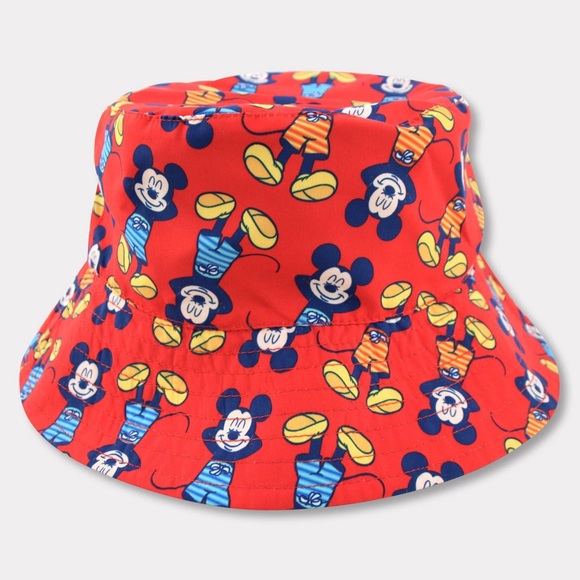 Disney | Accessories | Reversible Bucket Hat Toddler Mickey Mouse ...